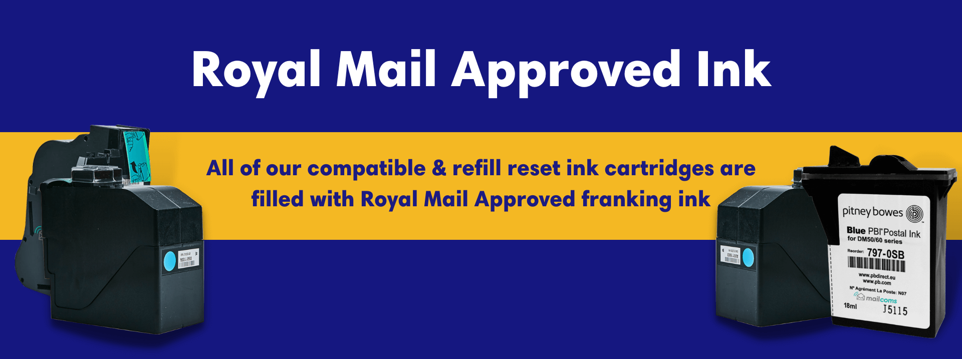 Franking Machine Supplies | Low Cost Franking Ink Cartridges & Labels